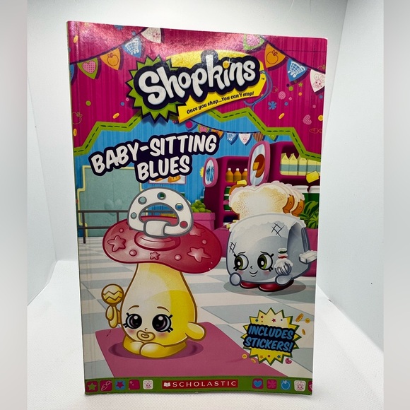 Scholastic | Toys | Shopkins Book With Stickers | Poshmark